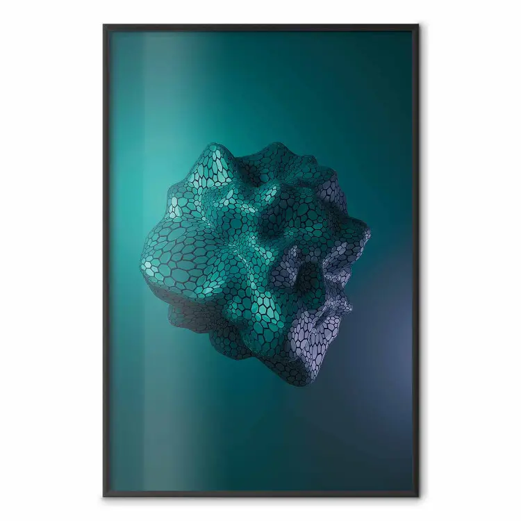 Poster aan de muur Gamma - abstracte vorm in de vorm van plasma in ...