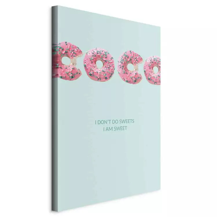 Schilderij Groene letters in het Engels - abstract met tekst- Citaten ...