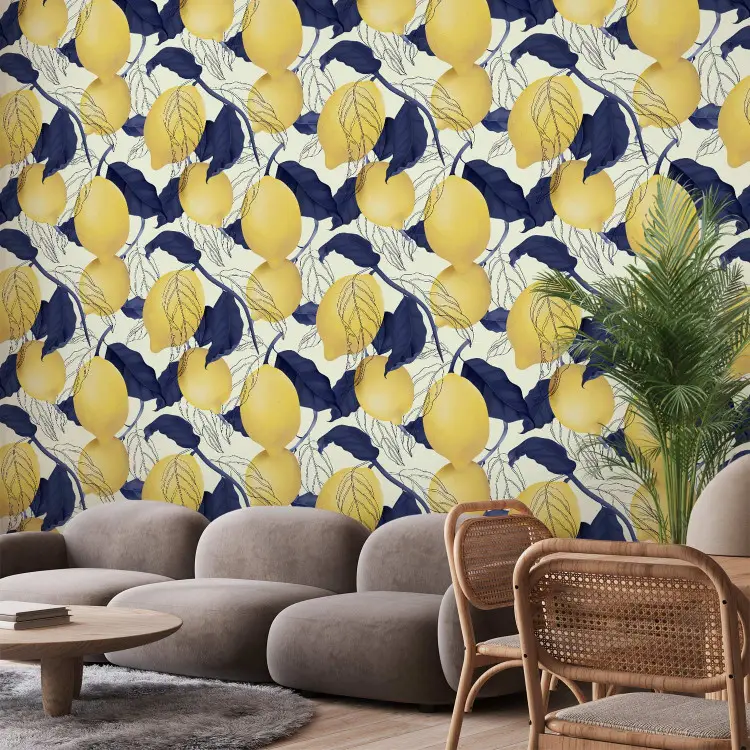 Behang Citroentuin- Botanisch - bimago