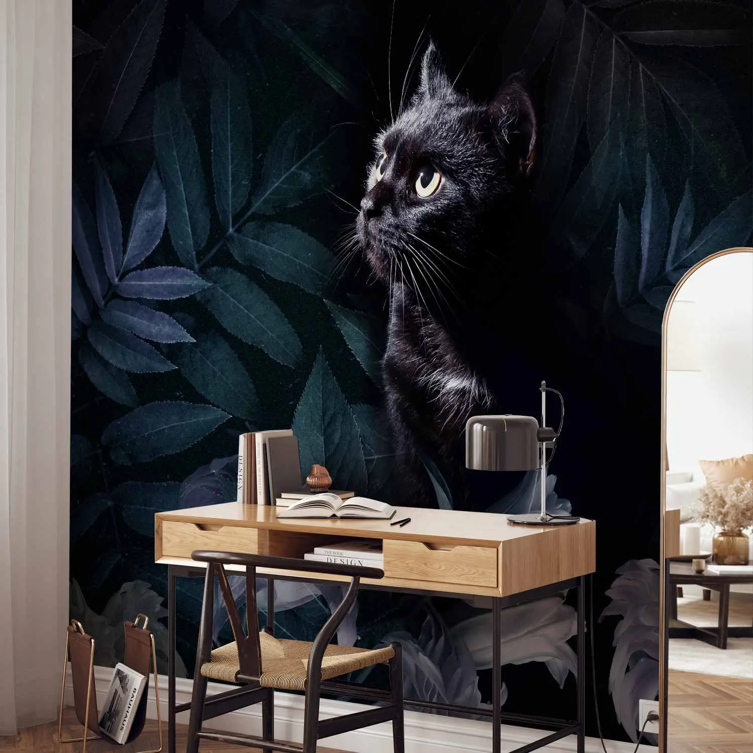 Zwarte Kat Behang