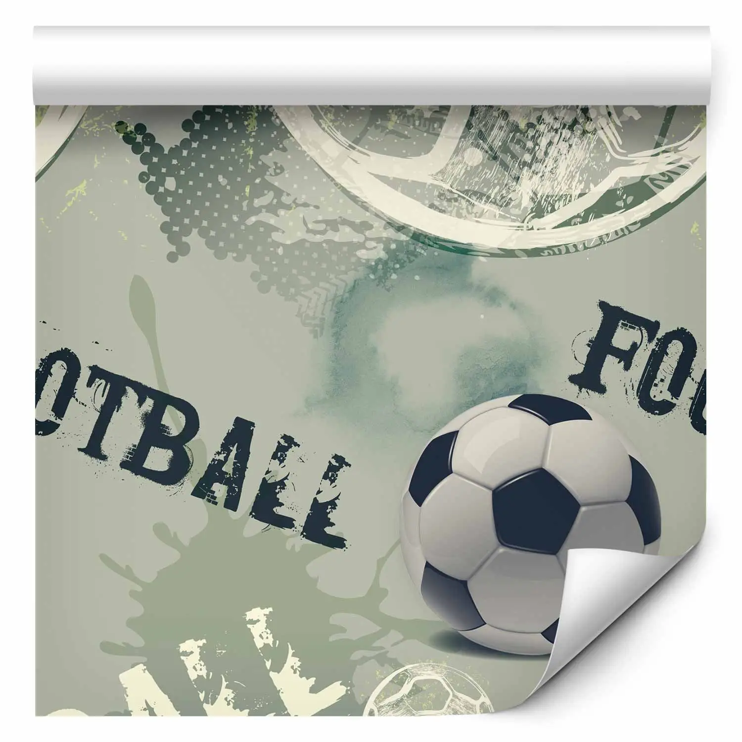 Voetbal Behang Voetballen Met Naam Fotobehang Kinderkamer