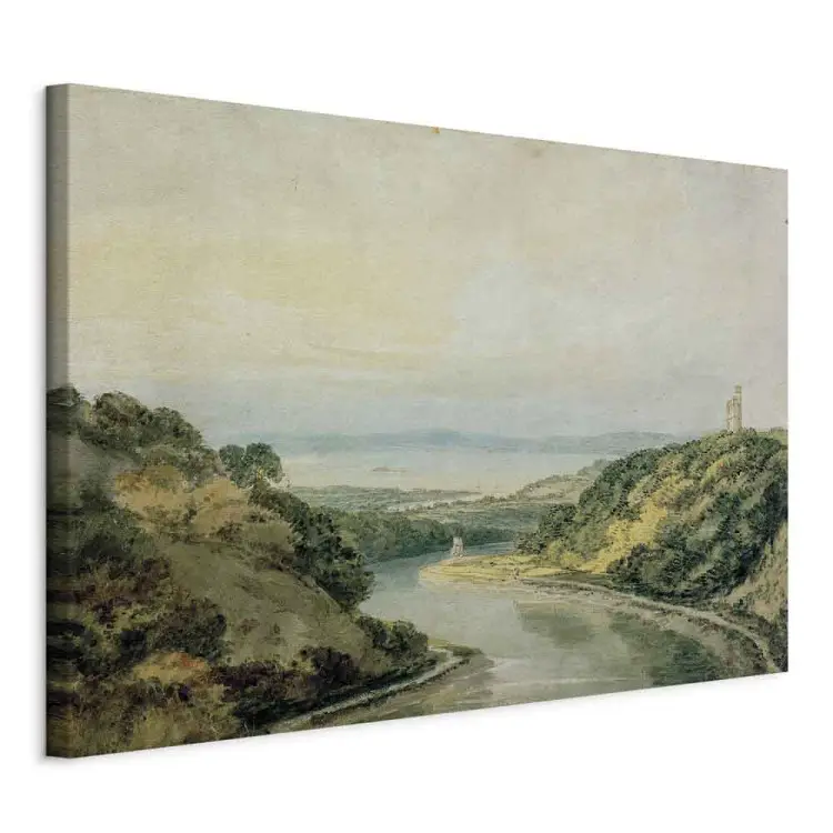 Reproductie schilderij William Turner - De Avon-kloof die naar het ...