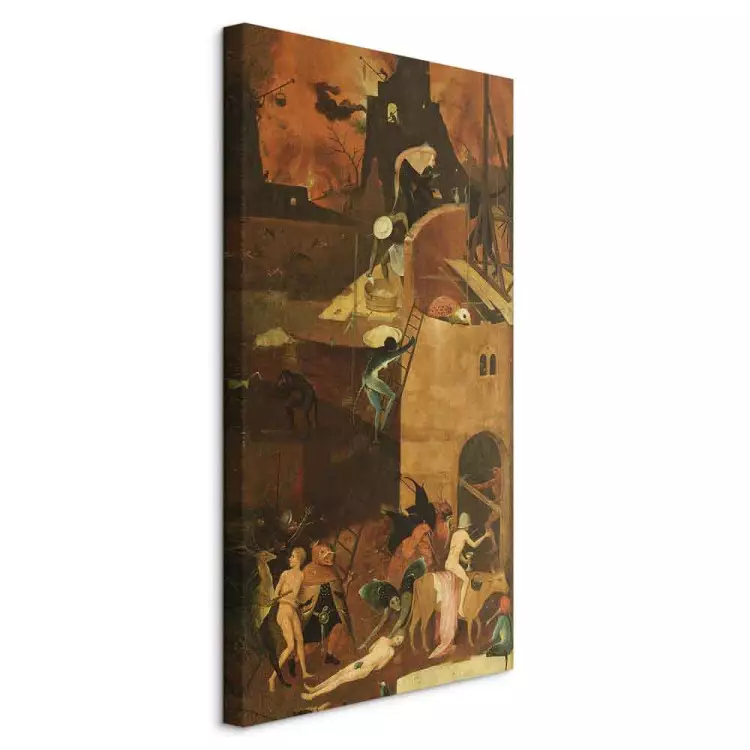 Kunst Reproductie The Haywain: right wing of the triptych depicting ...