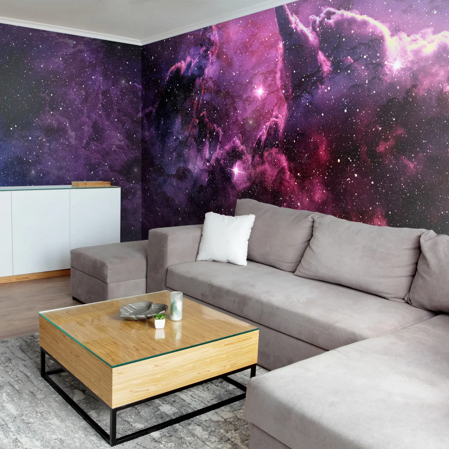 Starry Purple Nebula