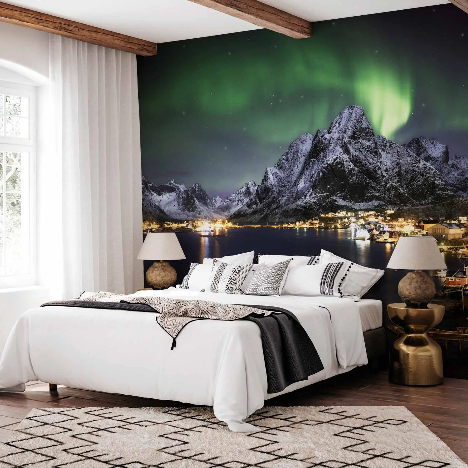 Aurora Borealis Behang Chasing Aurora Borealis On Iceland | By Marjan